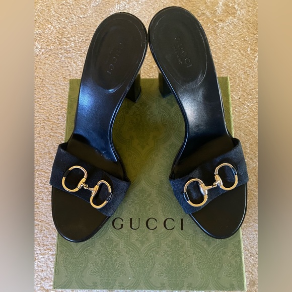 Gucci | Shoes | Gucci Black Sandals | Poshmark